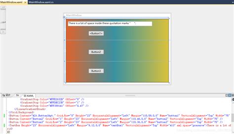 WPF学习笔记1XAML基础 xaml grid background 分三部分 CSDN博客