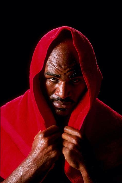 Evander Holyfield Two Time Heavyweight Champion Boxer Evander Holyfield Poses In His Home In