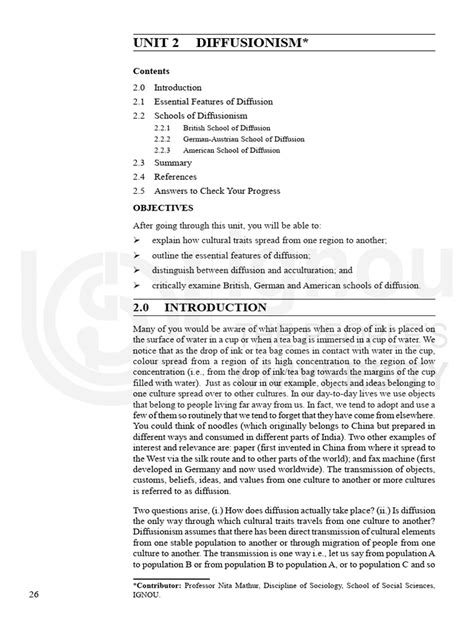 Diffusionism Ignou Pdf Ancient Egypt Franz Boas