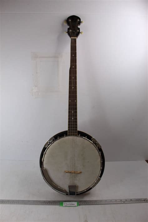Unmarked Banjo Missing String Some Scratches Bodnarus Auctioneering