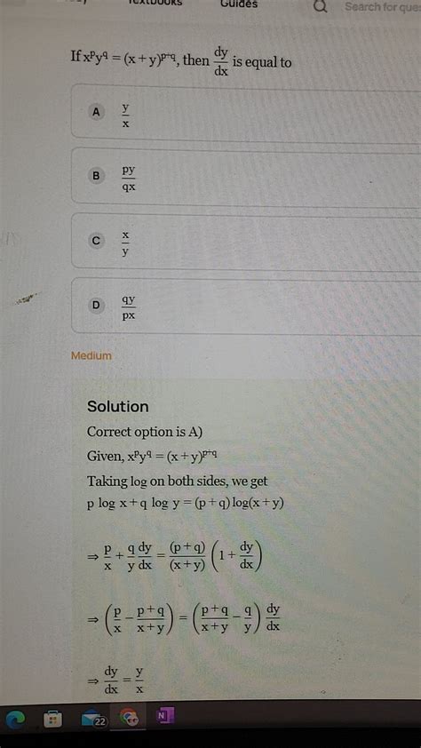 Grade 12 Differentiation Problem Cant Understand The Second Last