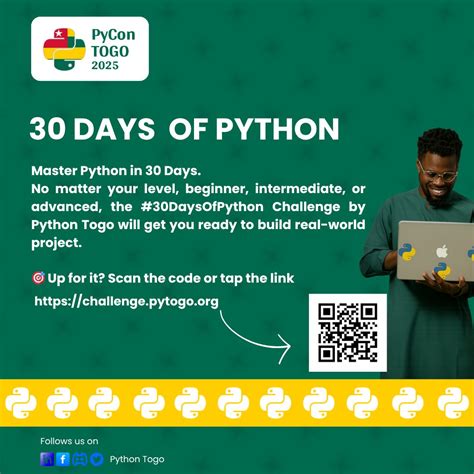 30daysofpython Pythontogo 30daysofpython Pycontogo2025 Pythonlearning Opensource