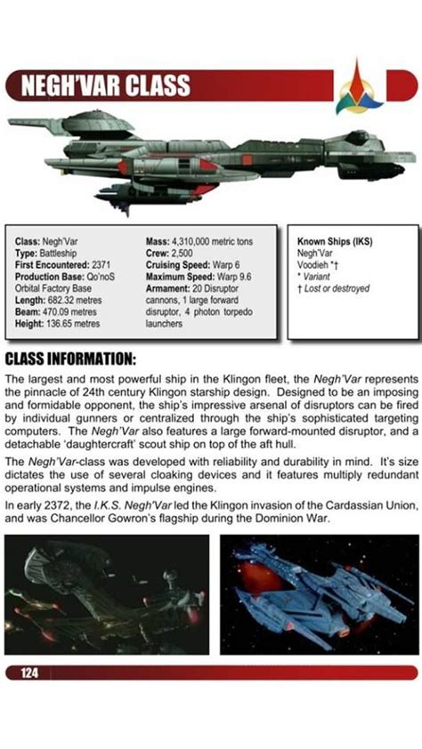 Klingon Ship Classes