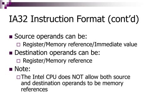 Ppt X86 Assembly Language Powerpoint Presentation Free Download Id