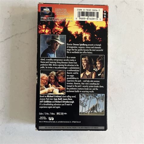 Jurassic Park Vhs Tape Movie £8840 Picclick Uk