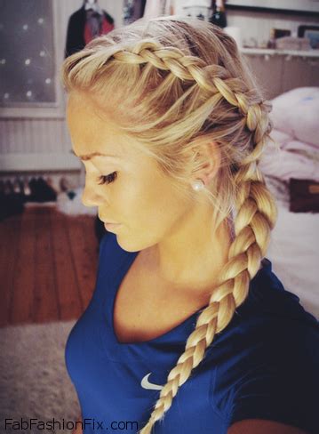 Dutch Braid Hairstyle Tutorial Fab Fashion Fix