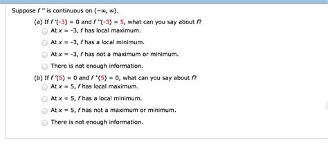 Solved Suppose F Is Continuous On Infinity Infinity