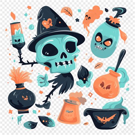 할로윈 공예 벡터만화상표클립 아트 Png 일러스트 무료 다운로드 Lovepik