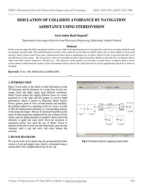 simulation of collision avoidance by navigation pdf stereoscopy