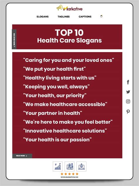 207 Creative Health Care Slogans To Grab More Attention Markative