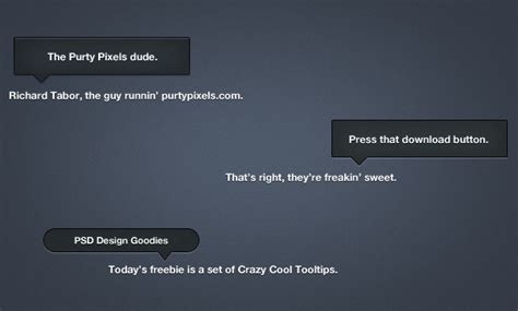 Tooltip Download Free Psd And Html