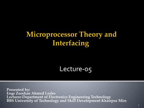 Lecture 05 Nop And Stack Group Of Instructions Pdf Programming
