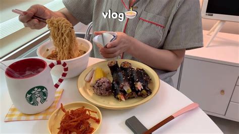 Vlog L 자취생 브이로그🍜 게으른 파워 P의 먹방 일상ㅣ마켓컬리 추천 디저트ㅣ꼬마김밥 ㅣ연희동 아구찜 맛집 ㅣ소금빵 ㅣ얼그레이 팬케익 ㅣ크림파스타 Youtube