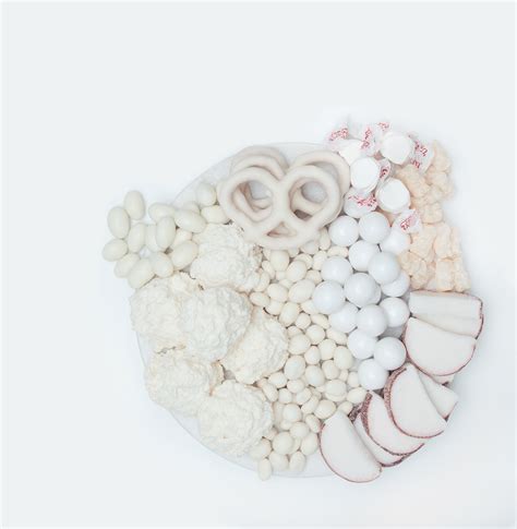 The Dish Monochromatic Candy Displays