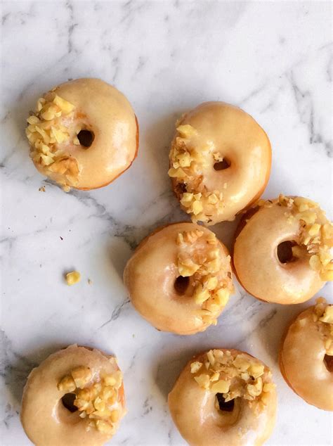 Maple Glazed Mini Donuts Or Doughuts Idek R Baking