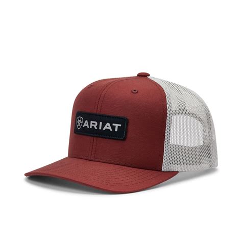 Rectangle Logo Patch Cap Ariat Patch Logo Country Hats
