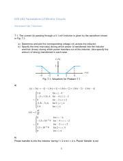 HW Set 7 Solutions ECE 201 Foundations Of Electric Circuits Homework Set 7 Solutions 7 1 The