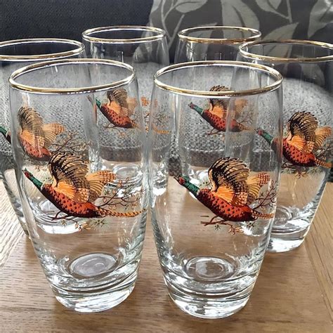 Pheasant Glasses Etsy