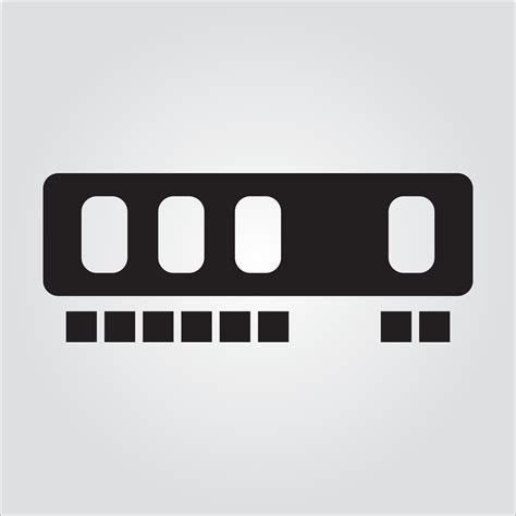 Isolated Ram Computer Component Glyph Eps 10 Graphic 7969048 Vector Art At Vecteezy