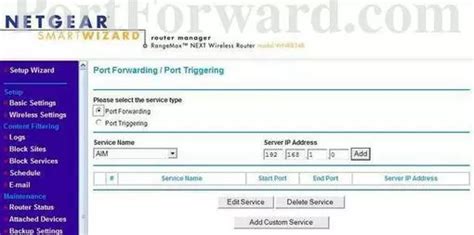 How To Open Ports In A Netgear WNR854T Router