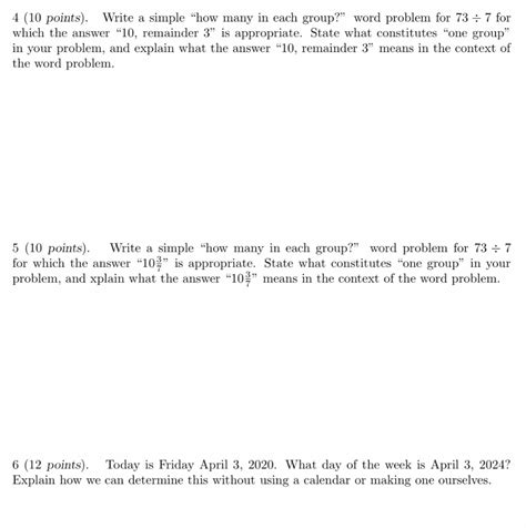 solved 4 10 points write a simple how many in each
