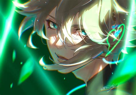 Safebooru 1boy Akasha Terminal Alhaitham Genshin Impact Artist Name