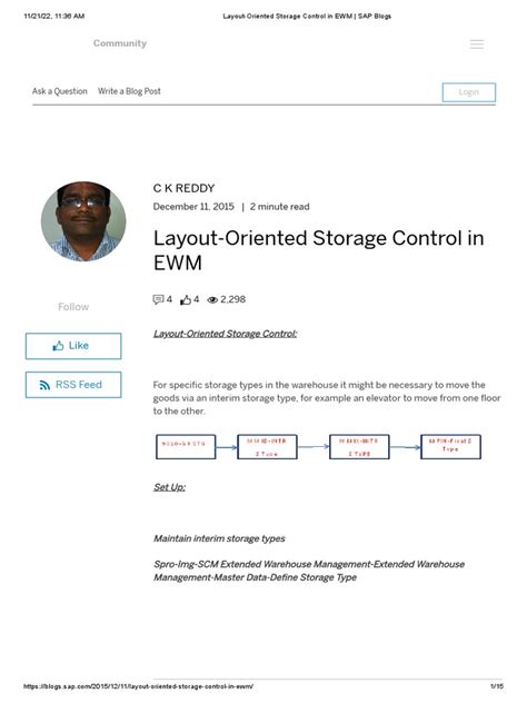 Layout Oriented Storage Control In Ewm Sap Blogs Download Free Pdf Warehouse Software