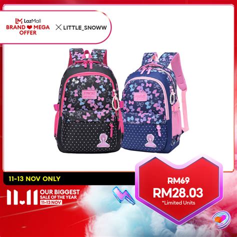 School Bag Backpack Primary Secondary Student Bag Beg Sekolah Banyak