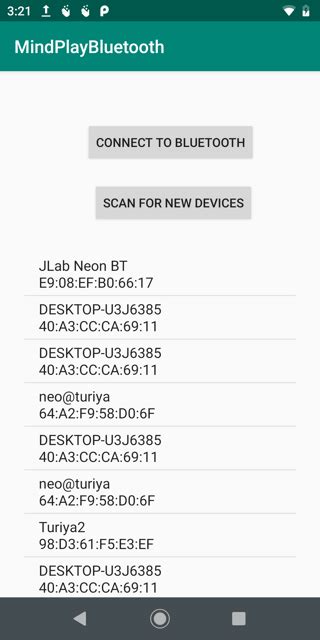 java update nearby unpaired bluetooth devices list in listview