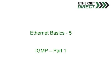 PPT Ethernet Basics PowerPoint Presentation Free Download ID