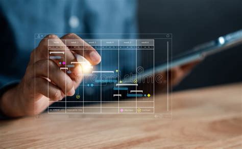 Analyst Working Business Analytics And Data Management System To Make