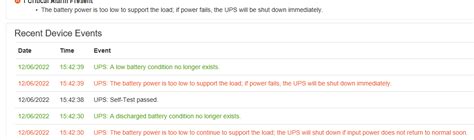 Question About Apc Smart Ups 750 Error Message Plus Battery Age Question Schneider Electric