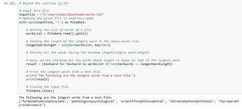 Python Workout — Finding The Longest Word From A File Eric Van Rees