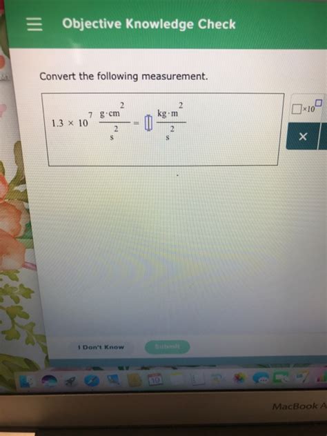 solved e objective knowledge check convert the following