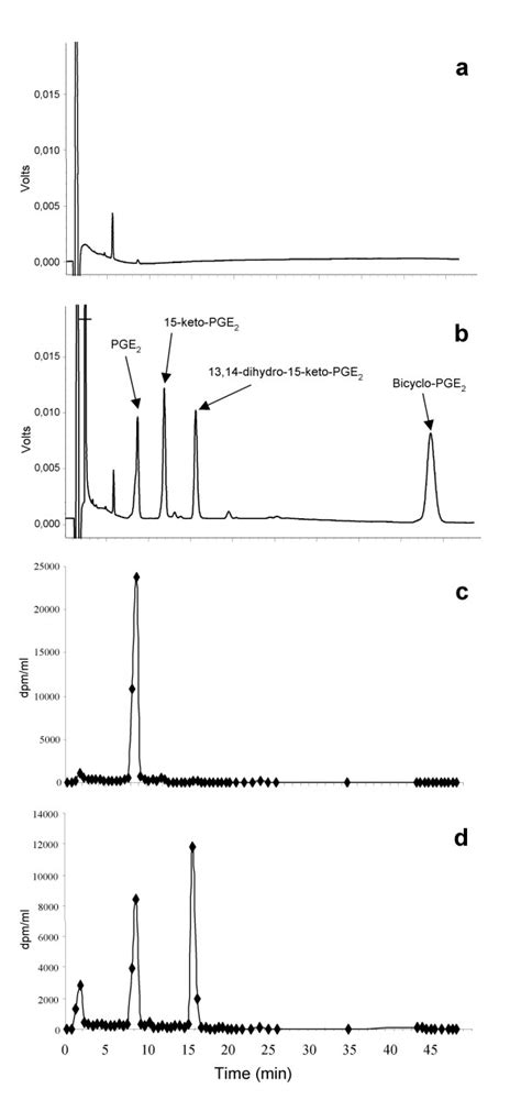 Radiochemical Reverse Phase Hplc Analysis Of Pge2 Metabolism By