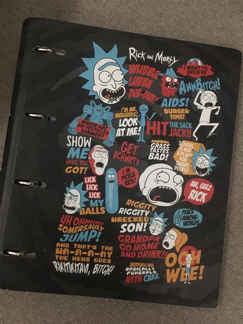 I Got A Rick And Morty Folder Rrickandmorty