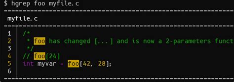Open Source Grep Tool That Colorizes Matches And C Code Comments