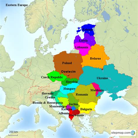 Eastern Europe Map