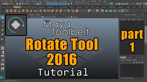 The Maya Toolbelt - Rotate Tool 2016 - Part 1 - YouTube