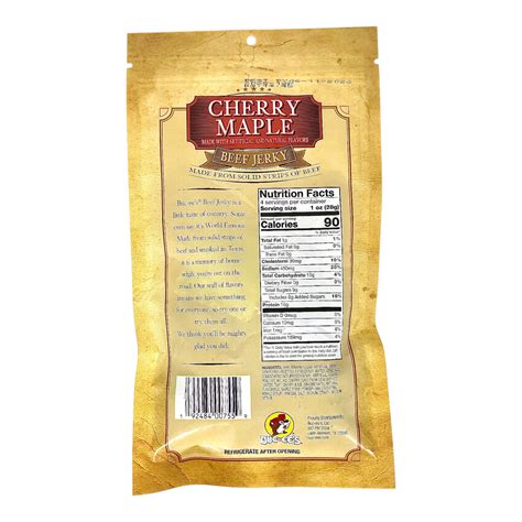 Buc Ees Cherry Maple Beef Jerky Sweet And Smoky Perfection