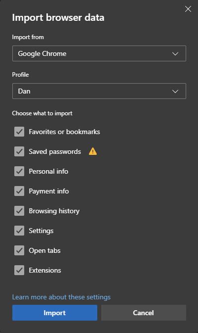 Ptd Importing And Exporting Favoritesbookmarks