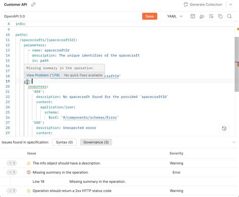 Validate An Api Specification Postman Docs