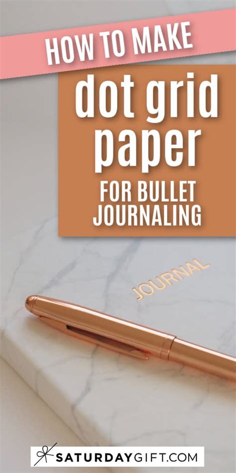 How To Make Dot Grid Paper For Your Bullet Journal Using Google Sheets