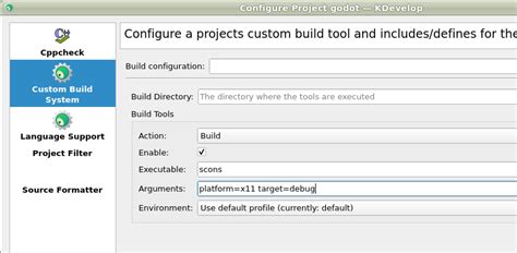 Configuring An Ide — Godot Engine 31 Documentation In English