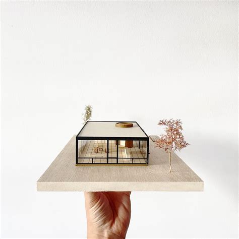 Architecture Model Philip Johnsons Glass House 1 100 Scale Etsy