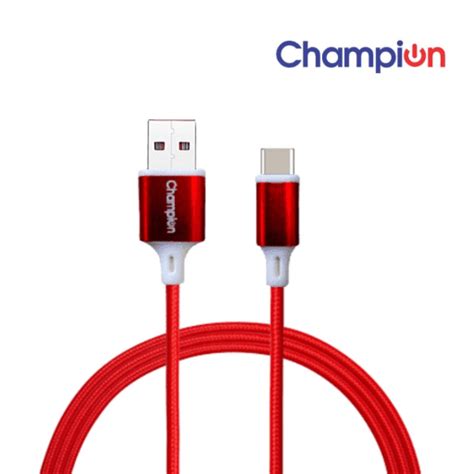 Data Cable Type C Metal Braided 65W 1Mtr Red Techcommerce In