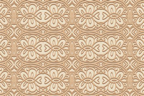 기하학적 볼륨 볼록 민족 3d 패턴 엠보싱 원래 베이지 색 배경 컷 페이퍼 효과 오픈 워크 레이스 텍스처 아라베스크 0명에 대한 스톡 벡터 아트 및 기타 이미지 Istock