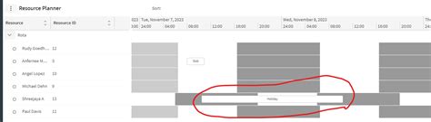 calendar exception not getting displayed ifs community