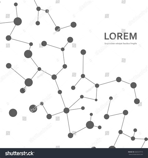 Abstract Polygonal Vector Background Connection Structure Stock Vector