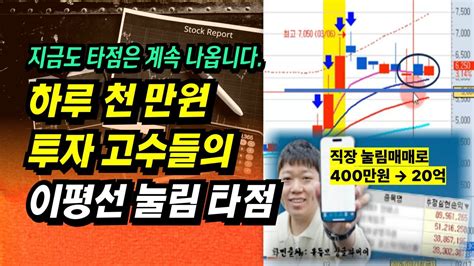 400만원 → 20억 지금도 먹히는 직장인 Mts 눌림 타점 공략 실전 사례ㅣ강창권 공돌 투자자ㅣ이제 주식으로 돈 좀 벌어
